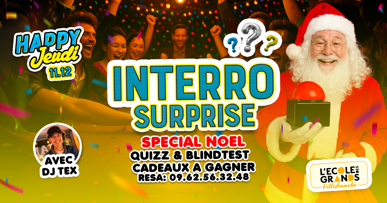 INTERRO SURPRISE - SPECIAL NOËL - Ecole des Grands - Villefranche